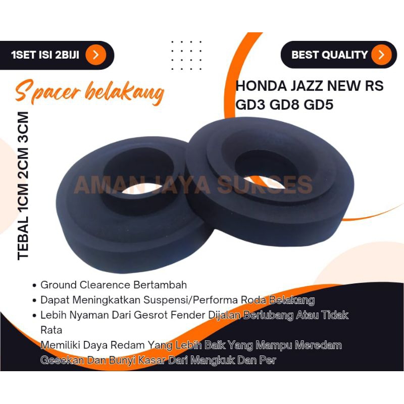 Super durable rear rubber coasters. Tire material for Honda Jazz New Rs ...