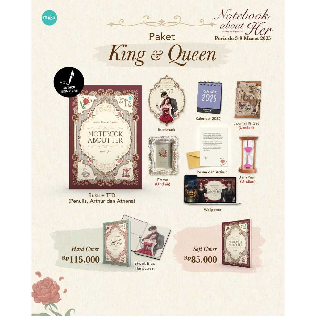 About Her Notebook Novel (KING & QUEEN PACKAGE) by Thyfaa_hn - Moka ...