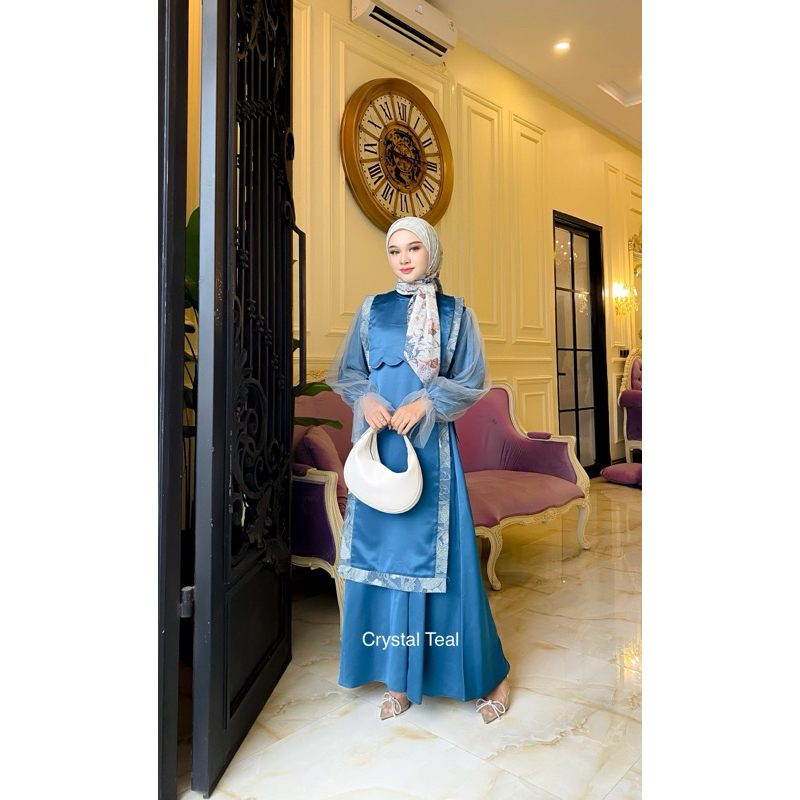 HELWA PREMIUM DRESS EID 2025 / GAMIS EID 2025 PREMIUM / GAMIS EBARAN ...