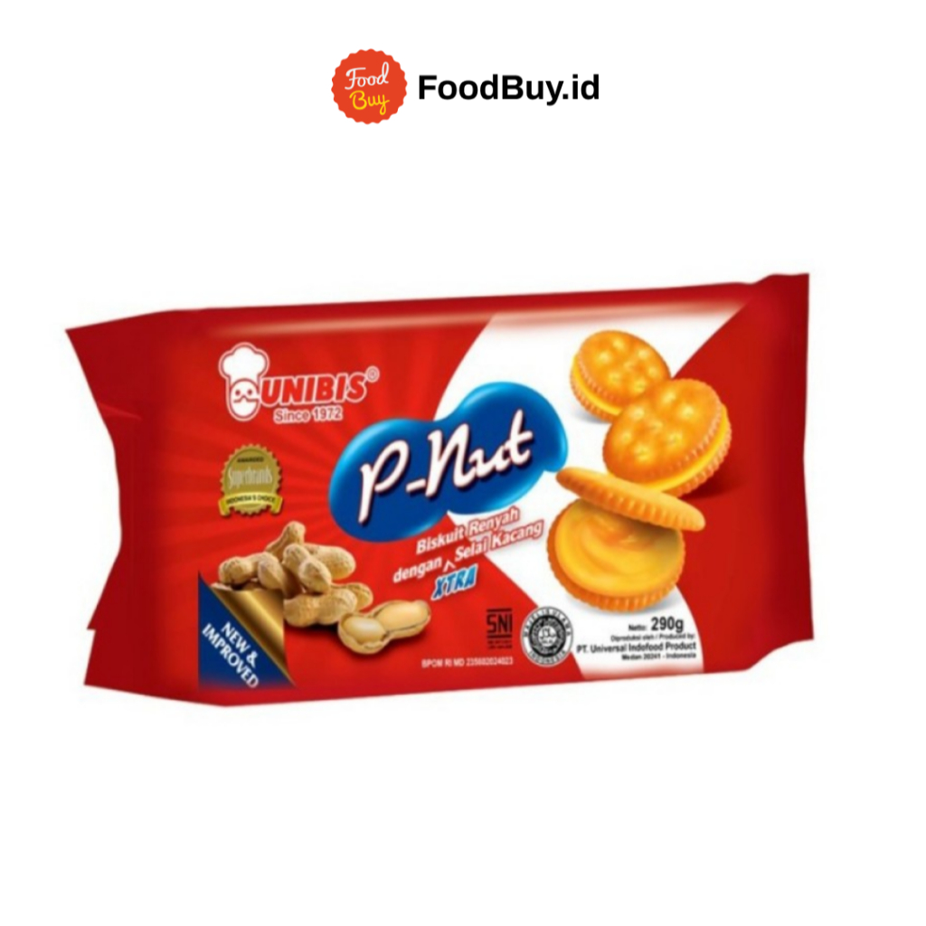 Unibis P-Nut Peanut Flavored Biscuits 258g | Shopee Philippines
