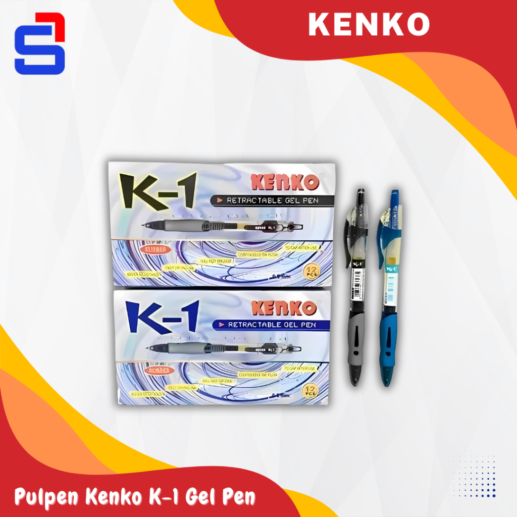 Kenko K-1 Gel Pen Retractable - Dozen 12 pcs | Shopee Philippines