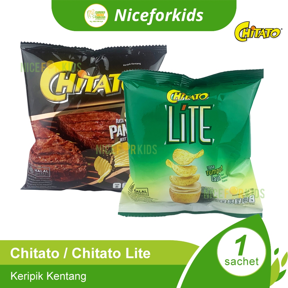 Chitato Grilled Beef 15g / Snack Chitato Lite Seaweed 14g & 35g ...