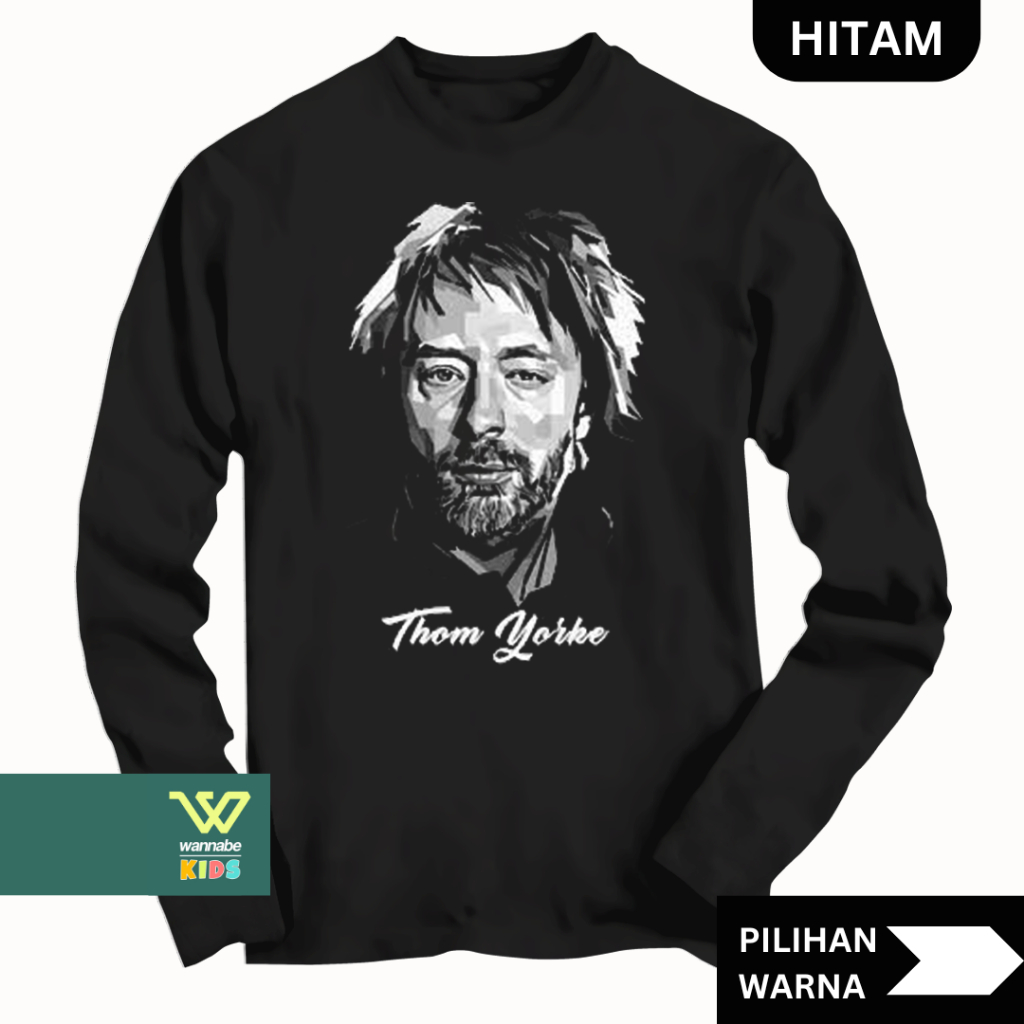 Adult and Children's Long Sleeve T-Shirts Band RADIOHEAD THOM YORKE ...