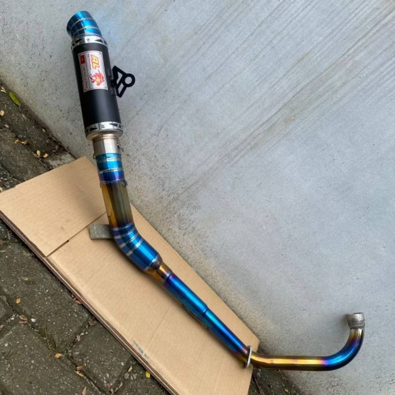 Red Leo open Spec 51mm for Raider 150 carb/fi tmx 125/155 Rusi tc 125/ ...