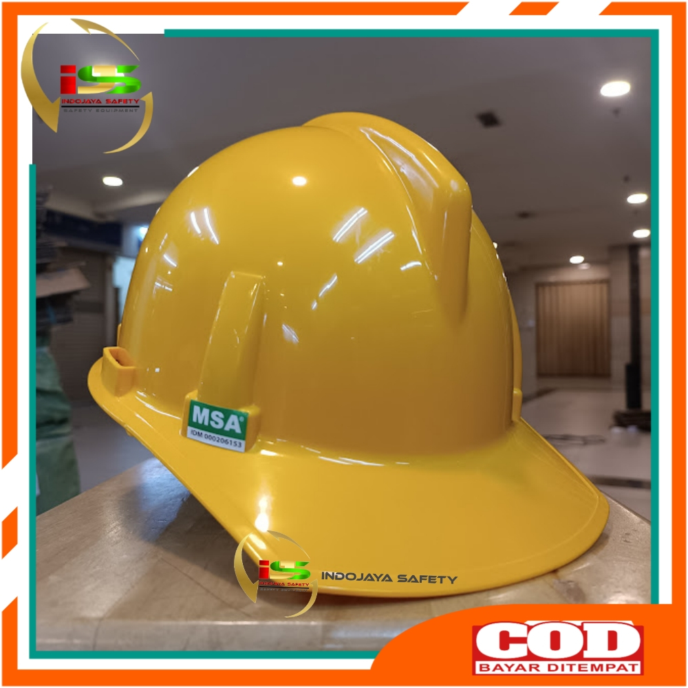 Project MSA Topgard Yellow Fastrack Safety Helmet - MSA Top Guard SNI ...