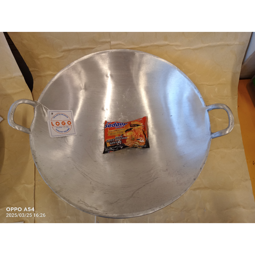 LOGO Cauldron 40cm Aluminum Concave Wok Heavy Deep Wok | Shopee Philippines
