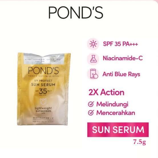 PONDS UV MIRACLE PROTECT & REPAIR BRIGHT SUNSCREEN GEL SPF 35 PA++ ~ ORIGINAL 100% | Shopee ...
