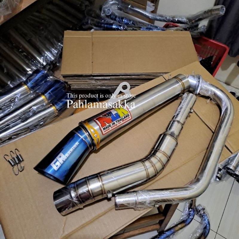 Nlk Open spec 1set exhaust pipe tmx 155 125pinoy bajaj ct100,125 skygo ...
