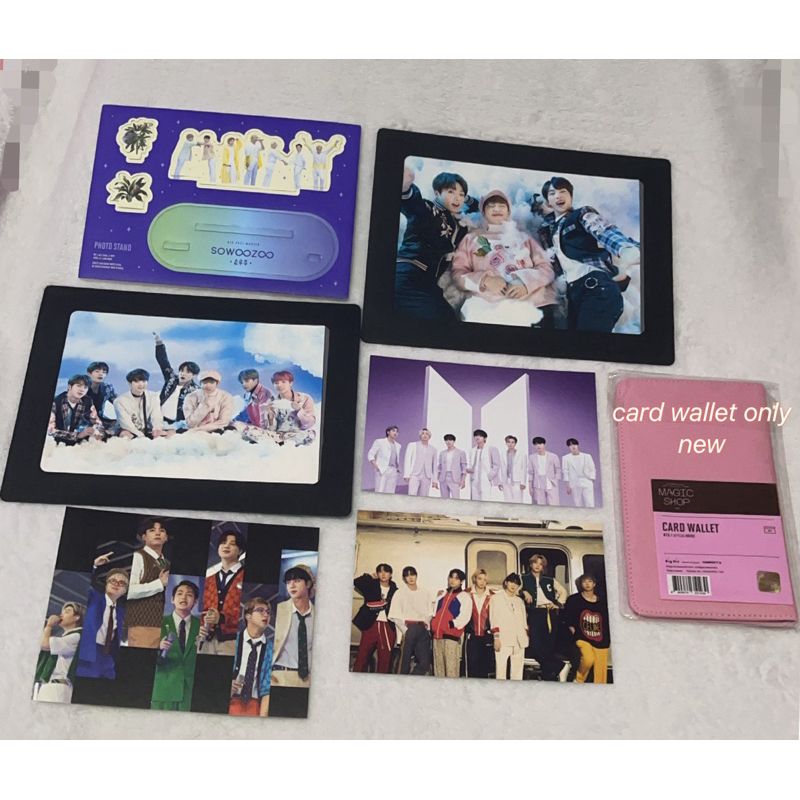 BTS OFFICIAL MAGIC SHOP JPN CARD WALLET ONLY AND POSTCARDS | Shopee ...