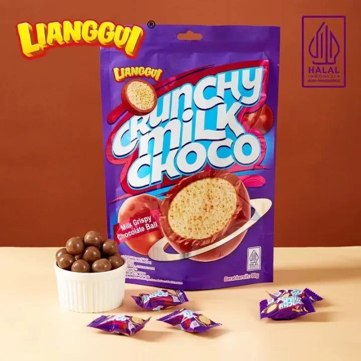 Lianggui Crunchy Milk Choco / Crunchy Milk Choco chocolate pack ...