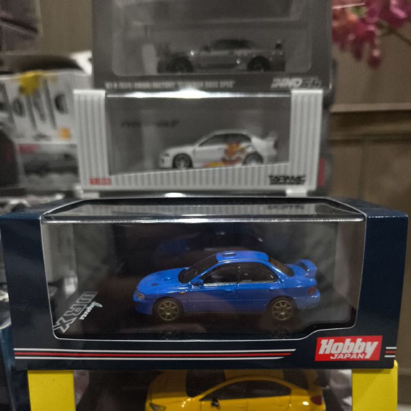 Hobby Japan 1/64 Subaru Impreza WRX GC8 STi Version Blue Sports Blue ...