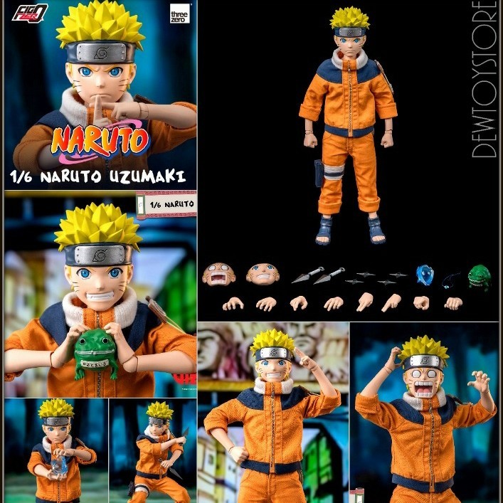 ThreeZero EXCLUSIVE 1/6 scale Naruto Uzumaki Anime Manga | Shopee ...