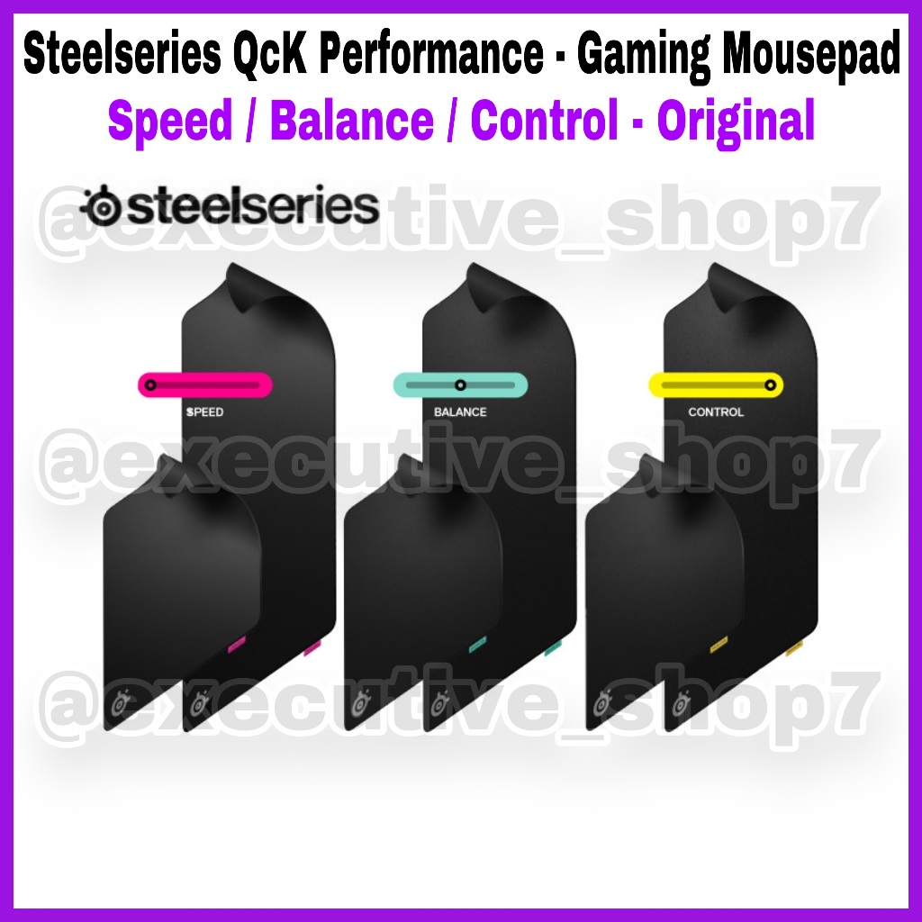 Steelseries QCK Performance - Gaming Mousepad - Speed / Balance ...