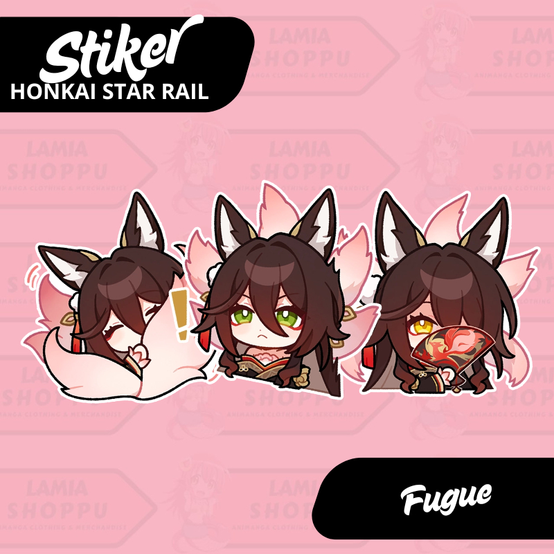 Honkai Star Rail Fugue Sticker | Fugue HSR Sticker | Waterproof Vinyl ...