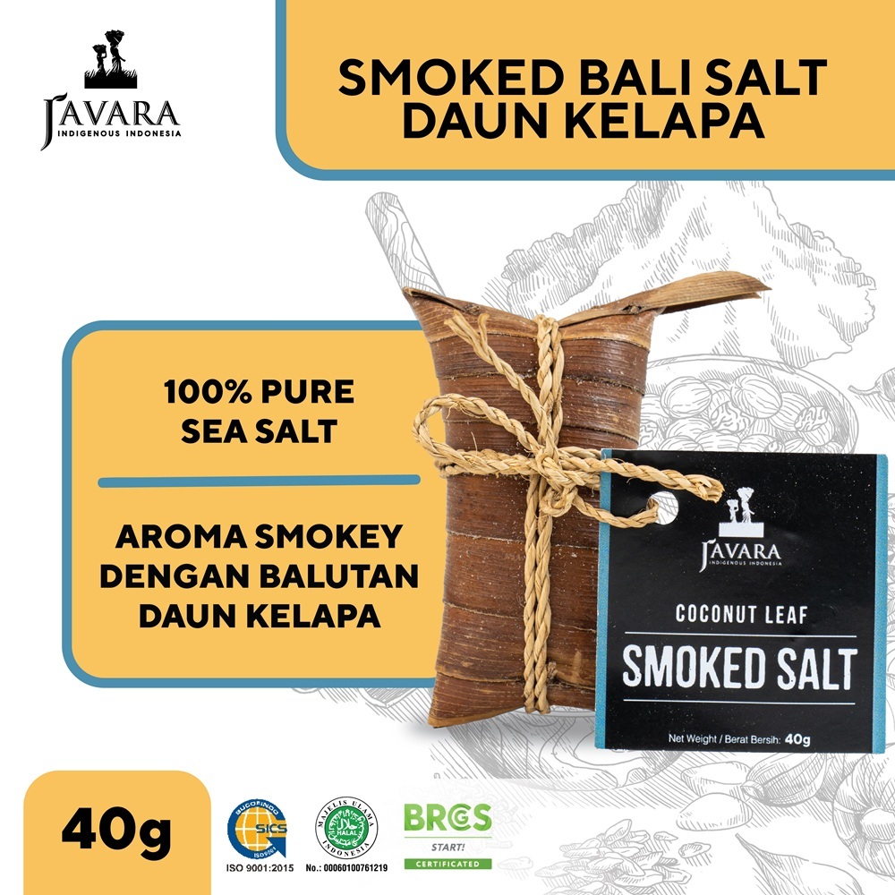 Javara Bali Artisan Smoke Sea Smoked Coconut Leaf 40g - Coconut Leaf ...