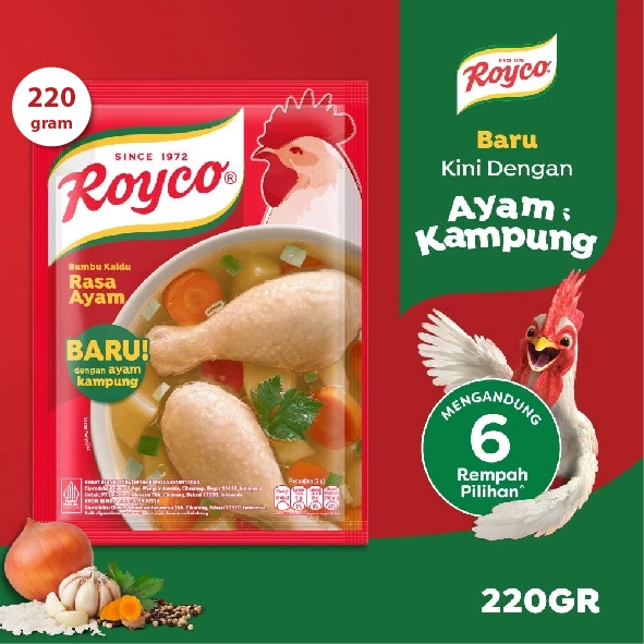 Royco Chicken & Beef Seasoning Broth 220g | Shopee Philippines