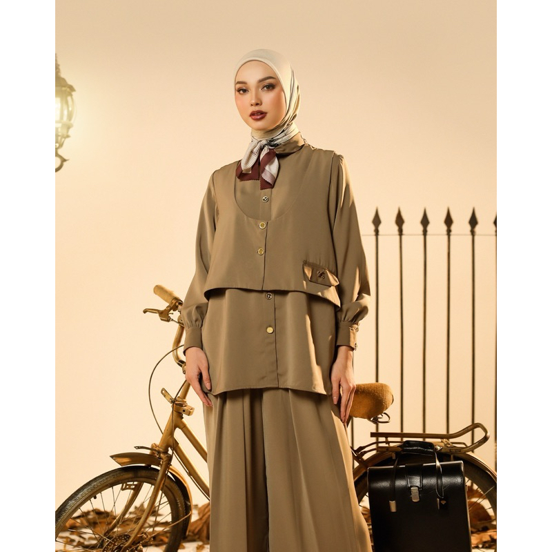 Ruby Blouse Nostalgic Avenue ZS | Shopee Philippines