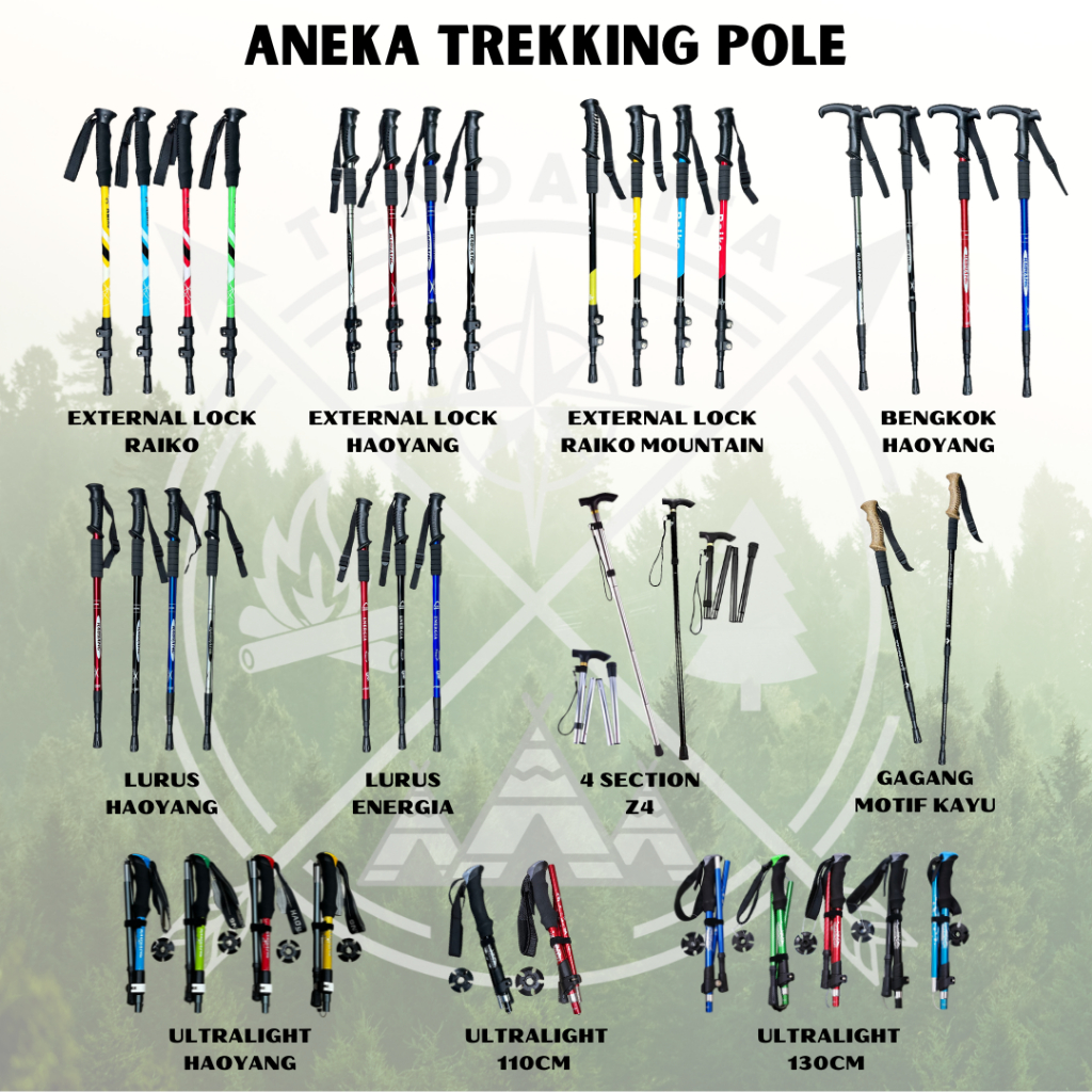 -ANTEKA Trekking Pole | Naturhike | Taffsport | Trekking Sticks | Mountain Stick | Tracking Pole ...