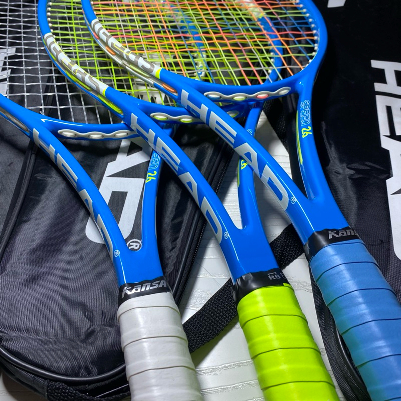 SUPER LIGHT TENNIS RACKET HEAD SPEED 26 FULLSET PREMIUM IMPORTED READY ...