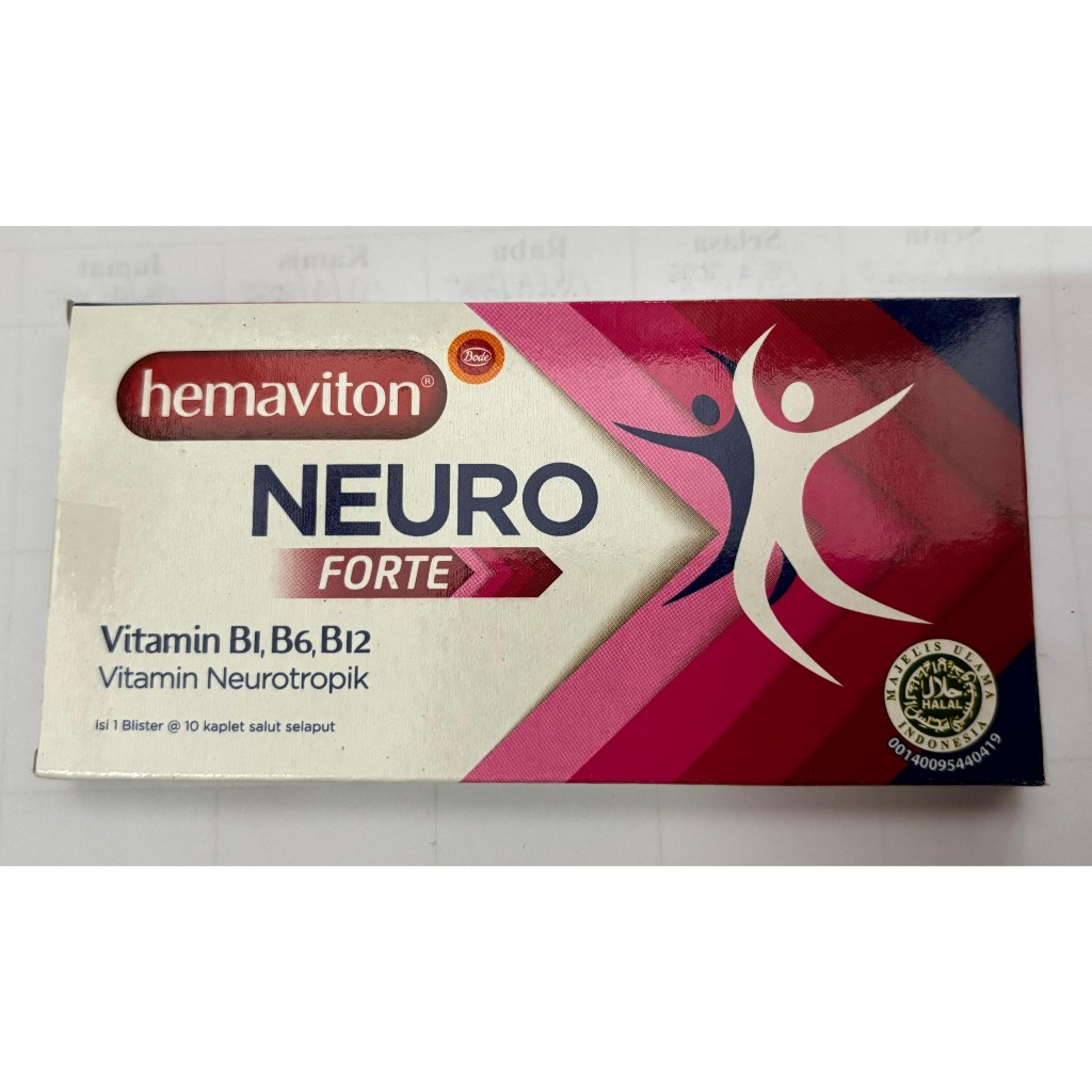 HEMAVITON NEURO FORTE - Vitamin B1, B6, B12 is the same as Neurobion ...