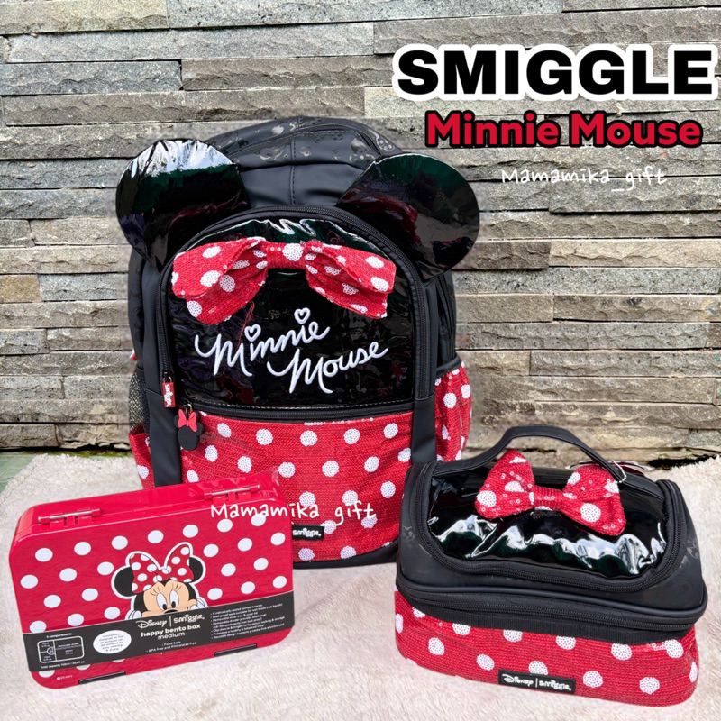 SMIGGLE MINNIE MOUSE SERIES BAG / PREMIUM CHILDREN'S BACKPACK | Shopee ...