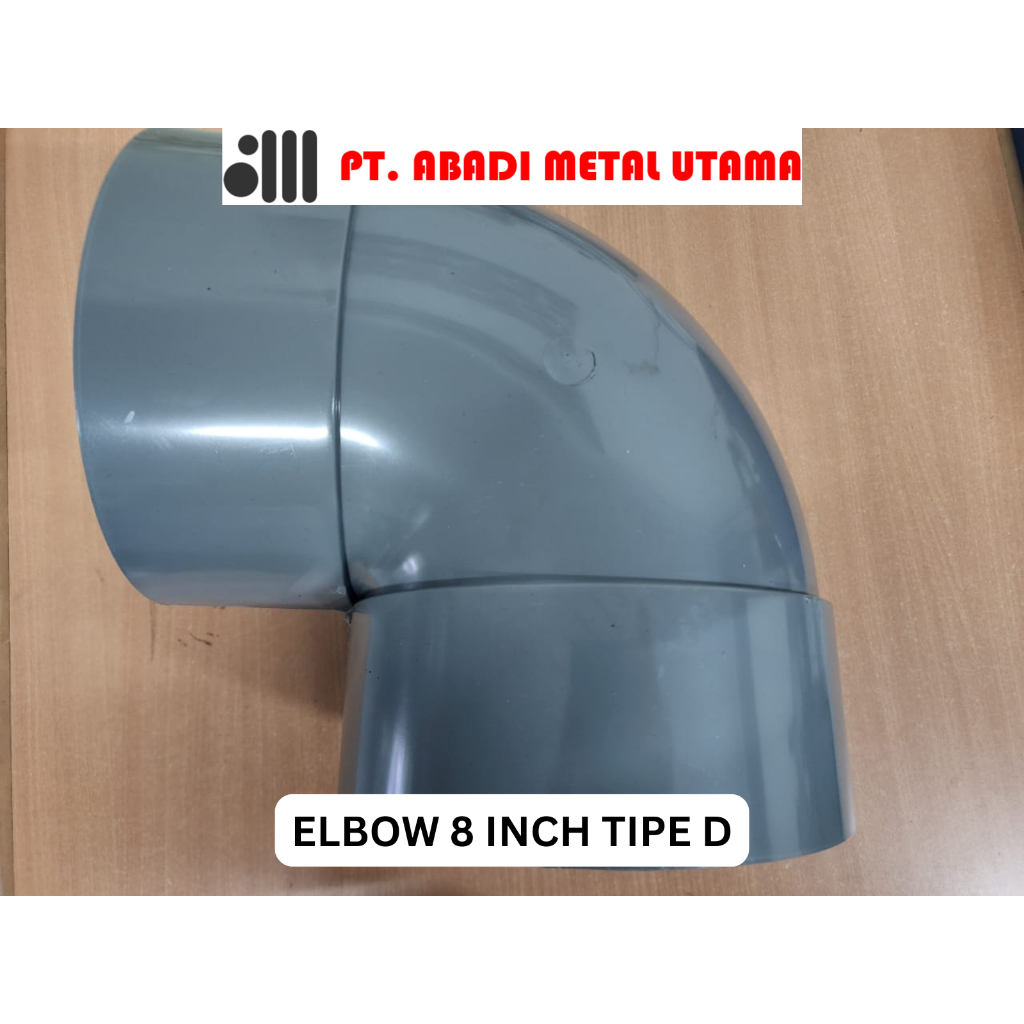 PVC FITTINGS ELBOW PVC 90 DEGREE 8 INCH TYPE D BRAND LANGGENG / KNEE ...