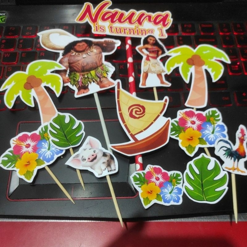 Moana maui maoi cake decoration cake topper 250425Moana moana moana ...
