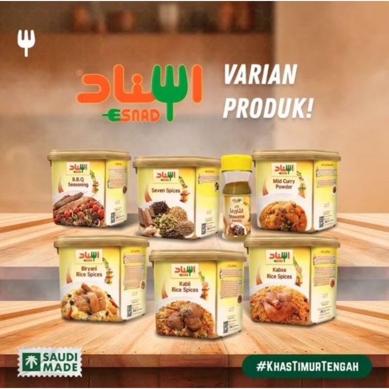 Kebuli Rice Spices Esnad Kabli Rice Spices 200gr | Shopee Philippines