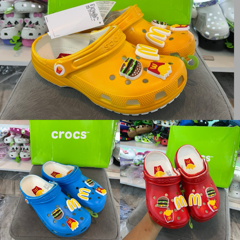 Crocs Classic McD Clog Sandals / Crocs Classic clog mCD woman | Shopee ...