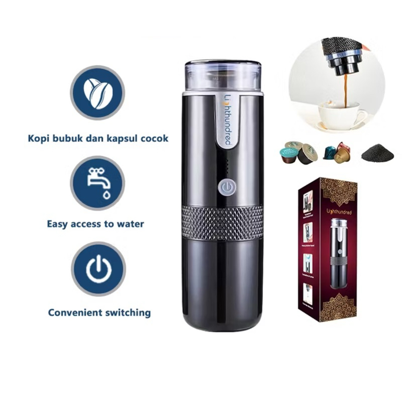 MESIN Coffee Machine / Electric Espresso Maker / Portable Electric ...