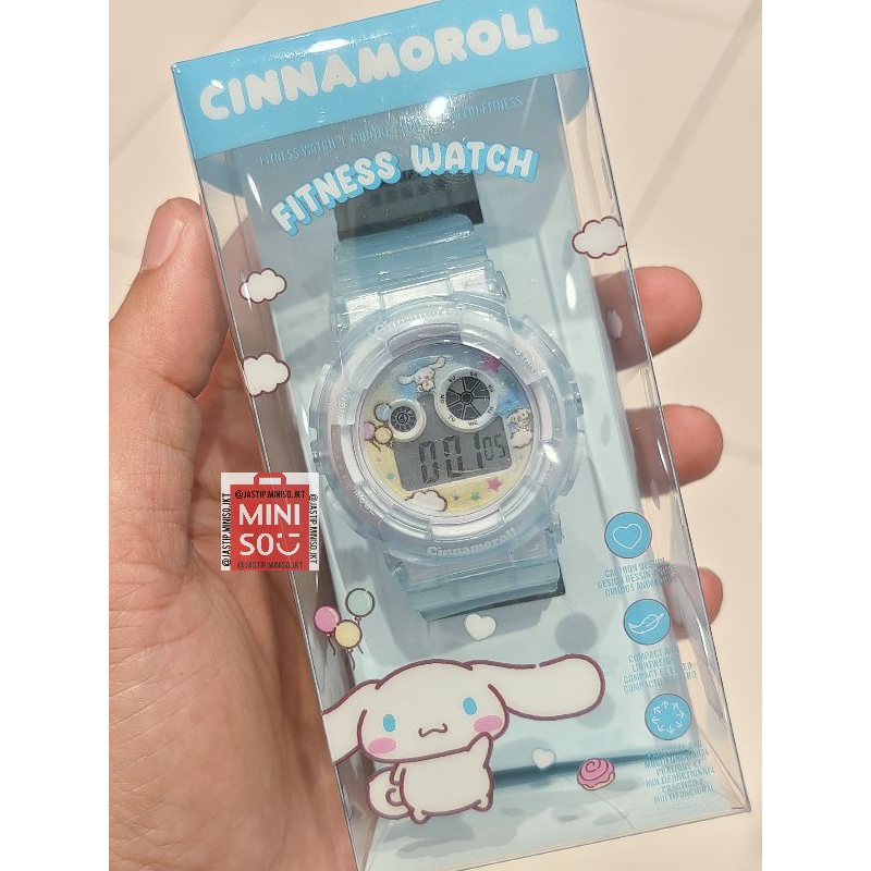 MINISO x SANRIO Fitness Watch / SANRIO CINNAMOROLL Sporty Digital Watch ...