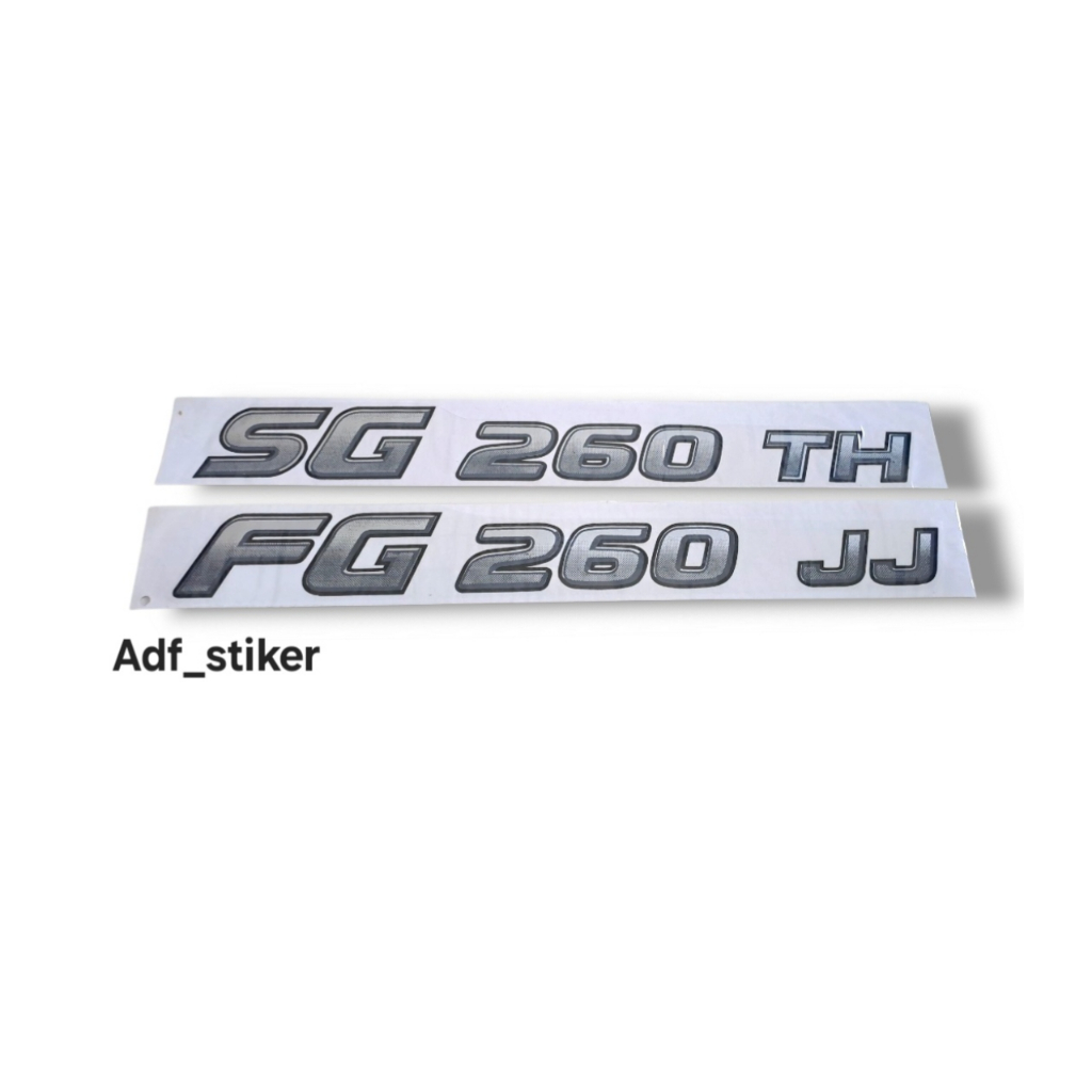 SG 260 TH hino 500 sticker / FG 260 JJ hino 500 sticker / hino 500 ...