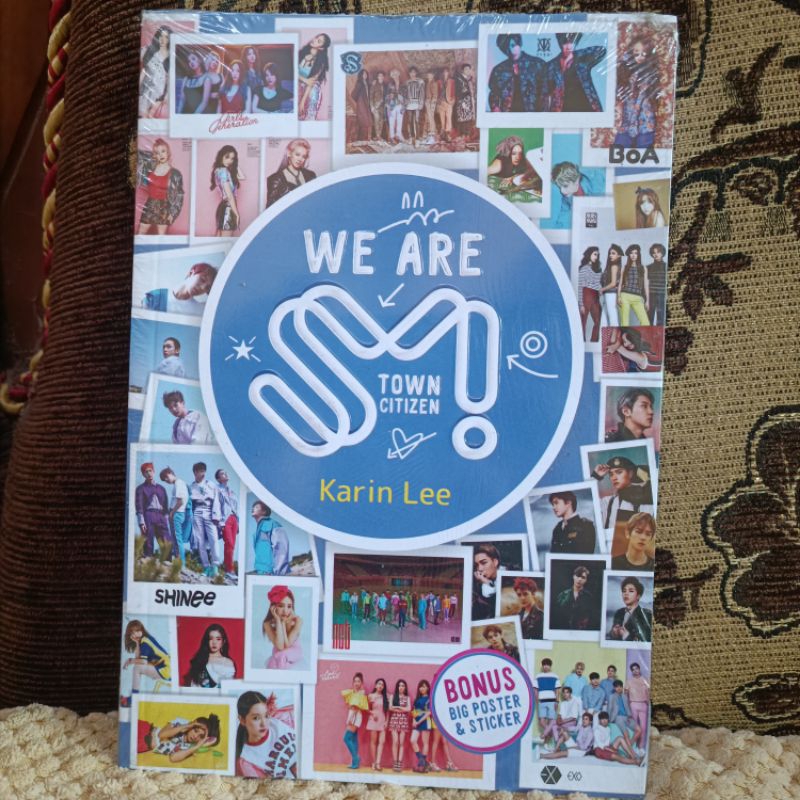 We Are SM Town Citizen by Karin Lee, BONUS POSTER & STICKERBIG | Shopee ...