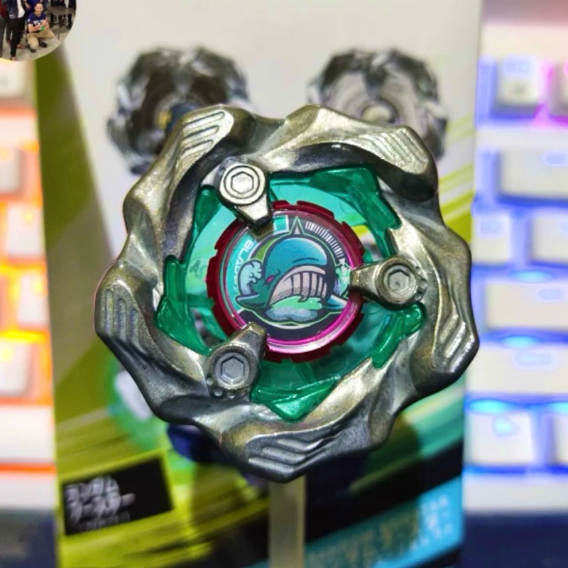 HIJAU BX-36 Beyblade X Whale Wave Green Prize Bey New SEALED Original ...