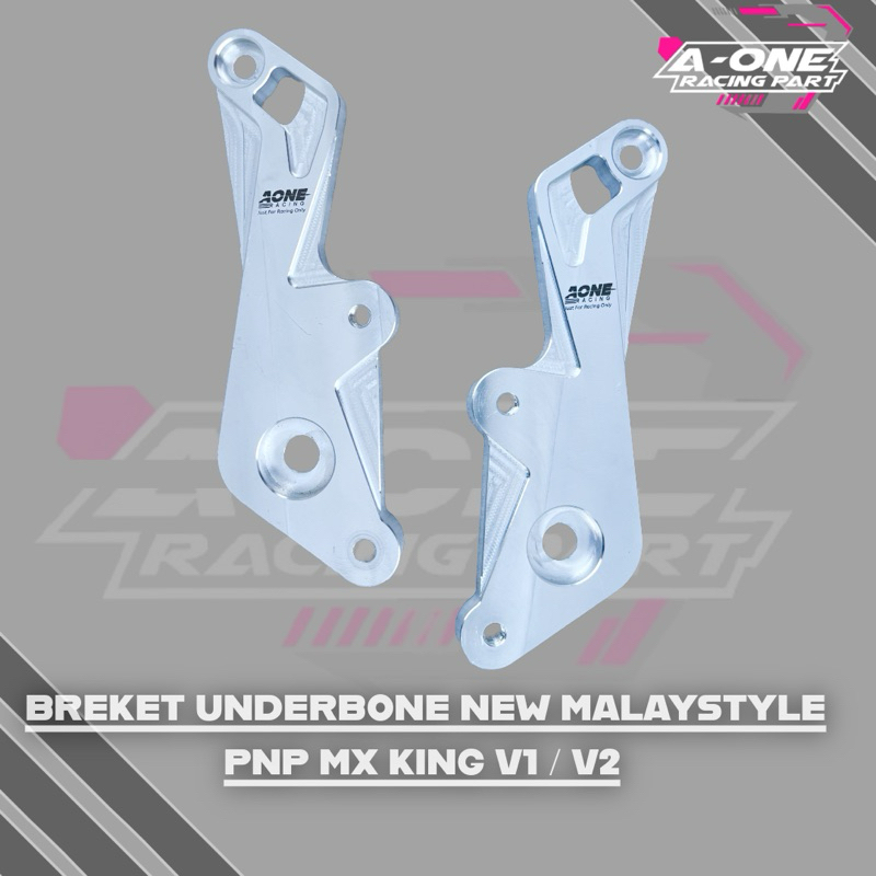 A-One MX KING Underbone Breket Type New Malaystyle Aluminum Biled T6 ...