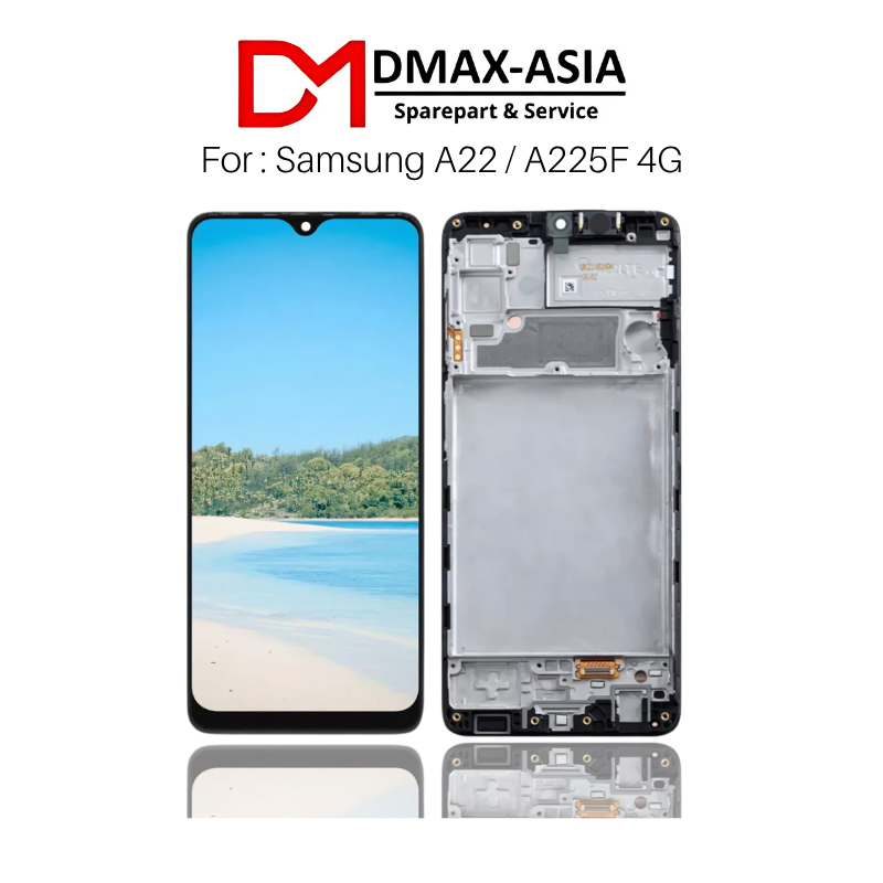 Dmax-Asia LCD Samsung A22 / A225 OLED With Frame Fullset Touchscreen H ...