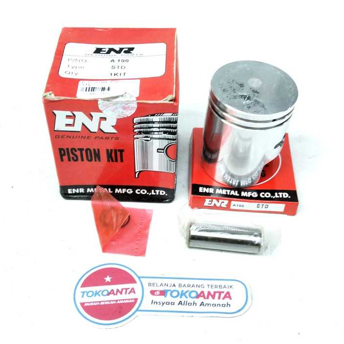 Piston Kit Seher Seker Ring Set Motorcycle Suzuki A100 A 100 Brand ENR Oversize STD 025 | Shopee ...