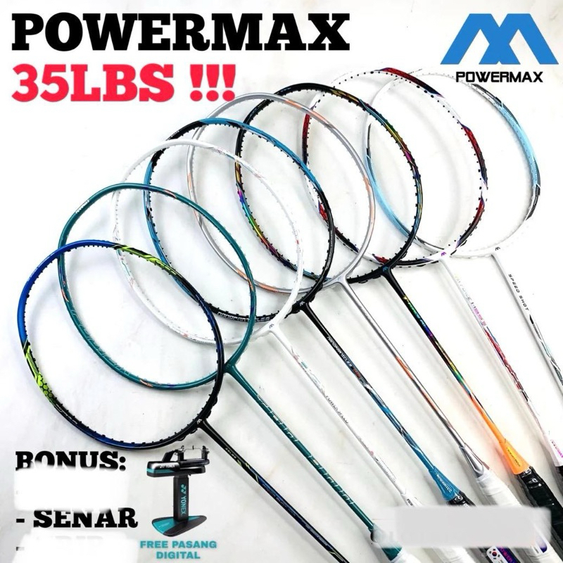 Powermax power max badminton racket original | Shopee Philippines