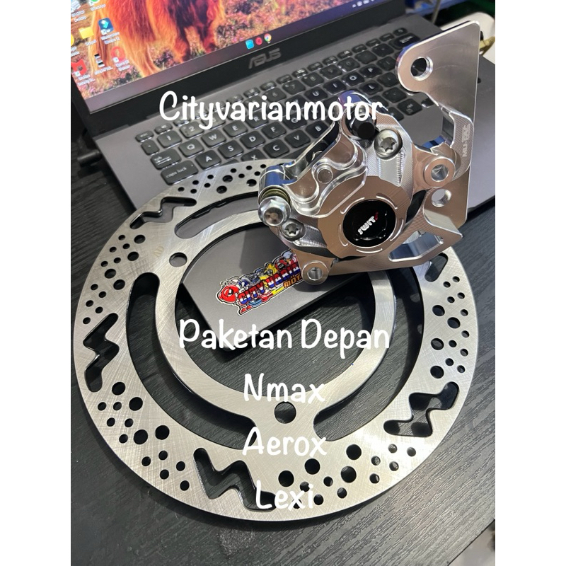 NMAX AEROX NEW OLD FRONT CALIPER PACKAGE + BRACKET formula 81 racing ...