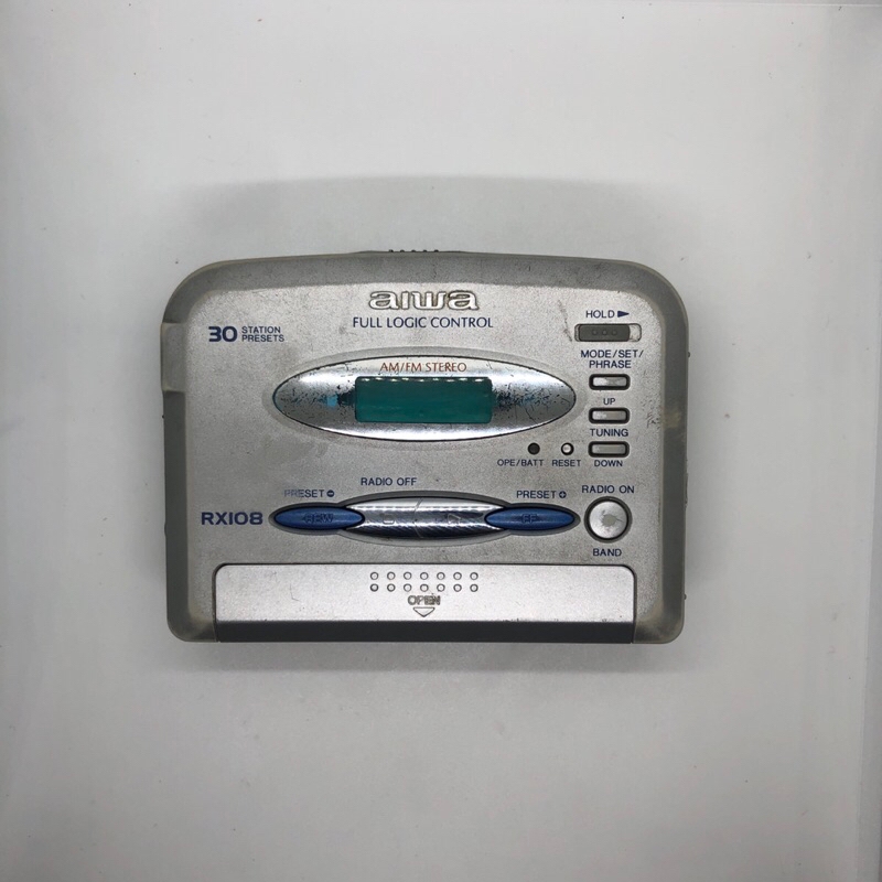 WALKMAN AIWA RX-108 Stereo Radio & Tape Cassette Player | Shopee ...
