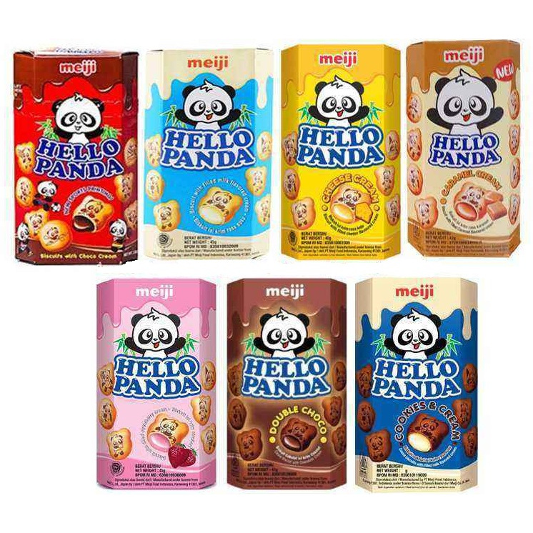MEIJI HELLO PANDA STRAWBERRY CHOCOLATE 42 GRAM CHOCOLATE STRAWBERRY ...