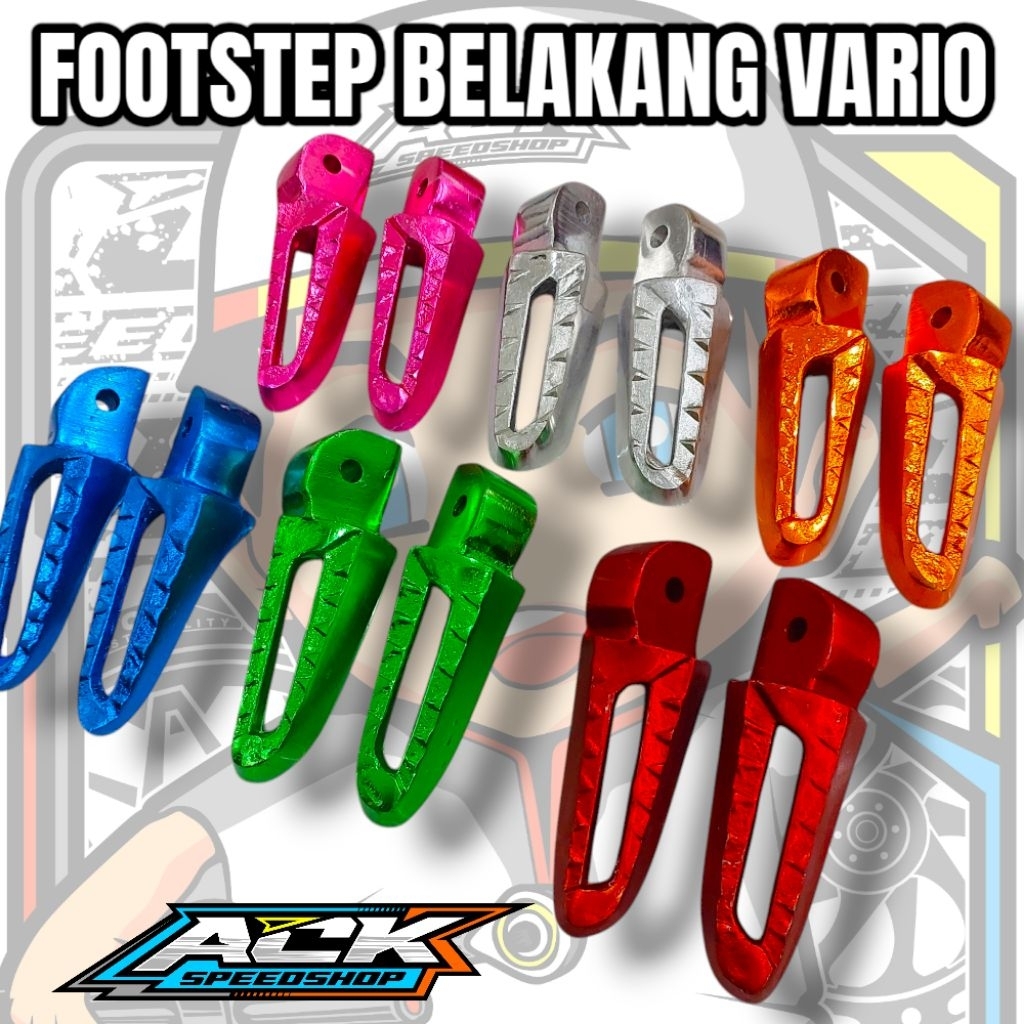 Foot Step Rear Footstep Footrest Honda Matic Scoopy beat Beat Fi vario ...