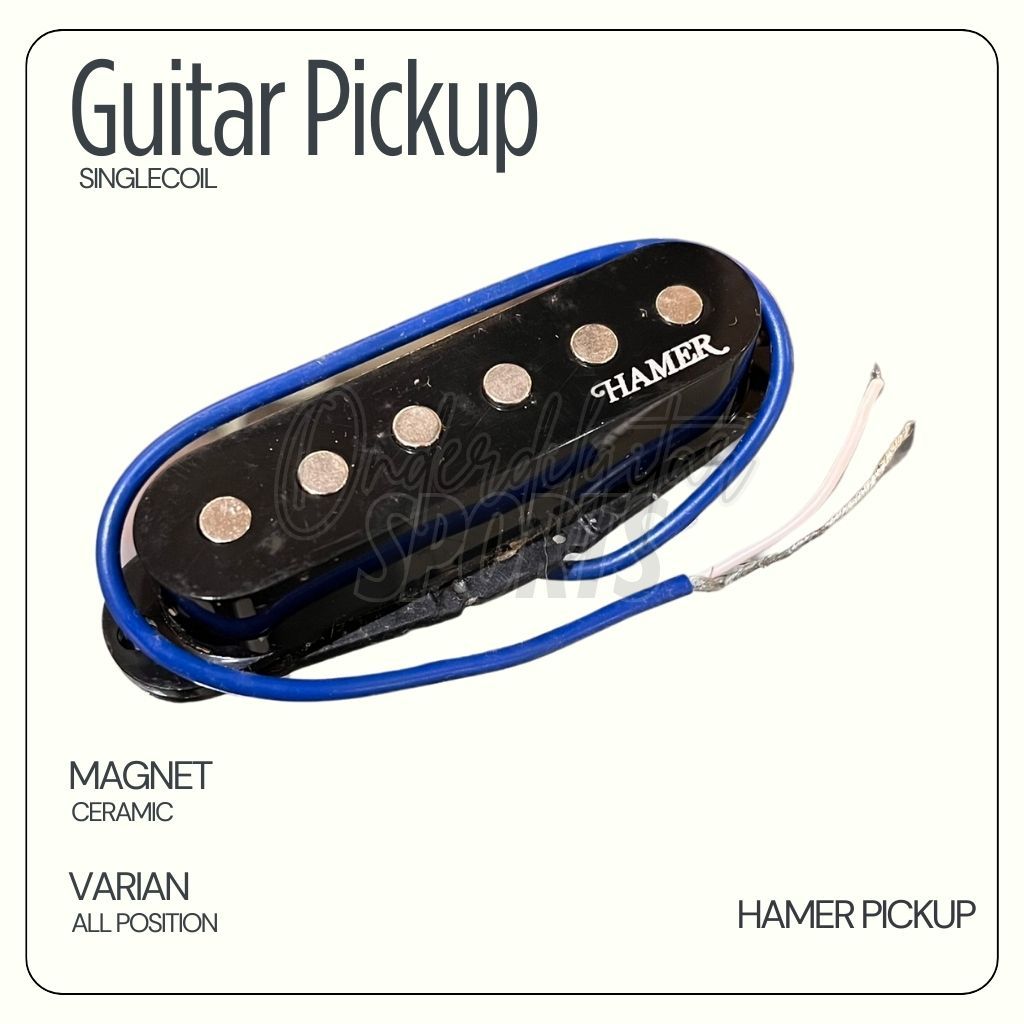 RESPONSIVE SINGLE ELECTRIC GUITAR PICKUP HAMER BRAND | Shopee Philippines