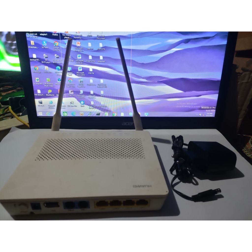 HUAWEI ECHOLIFE HG8245A FO BLUE LONG ANTENNA "CHECK VARIATIONS ...