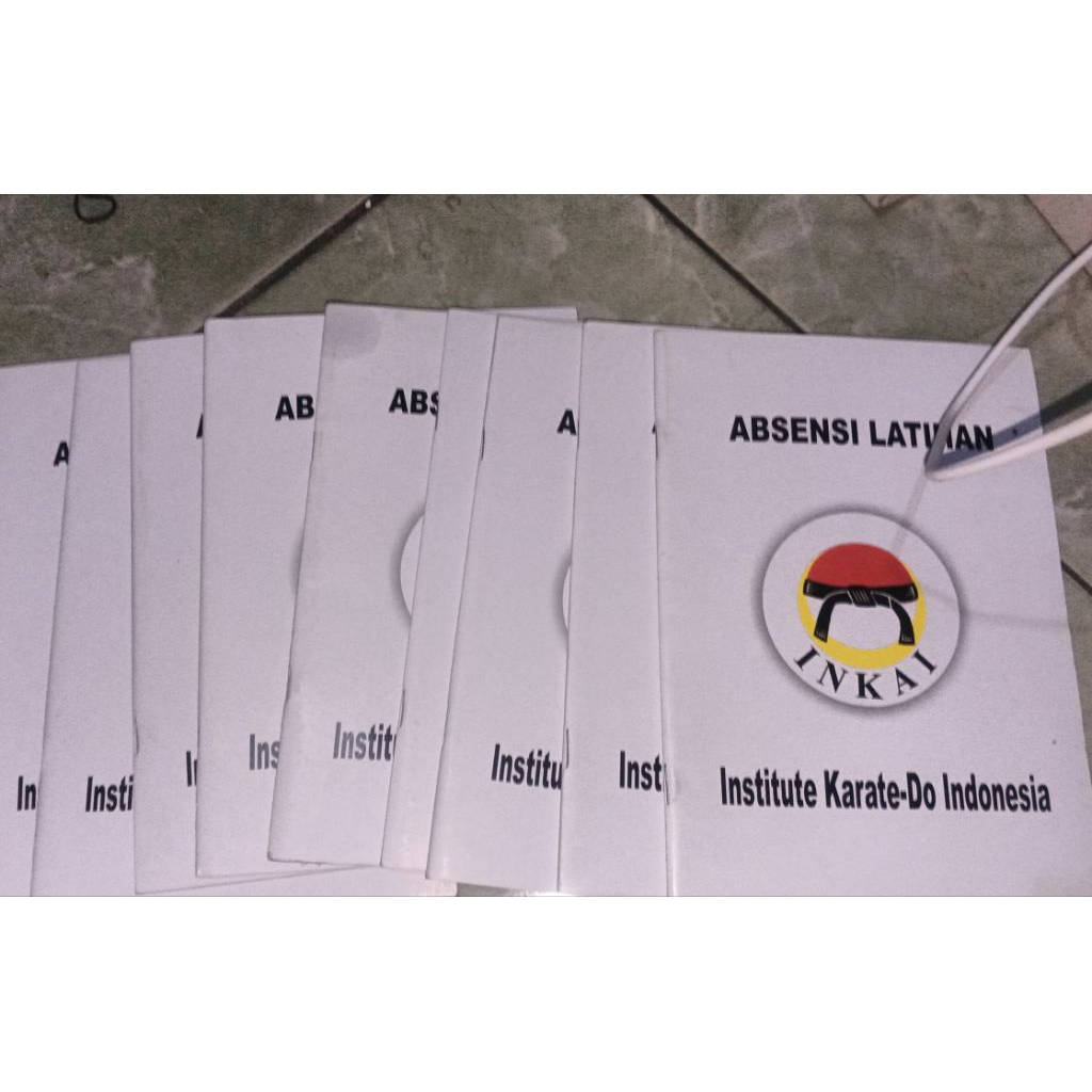 Inkai Attendance book karate | Shopee Philippines