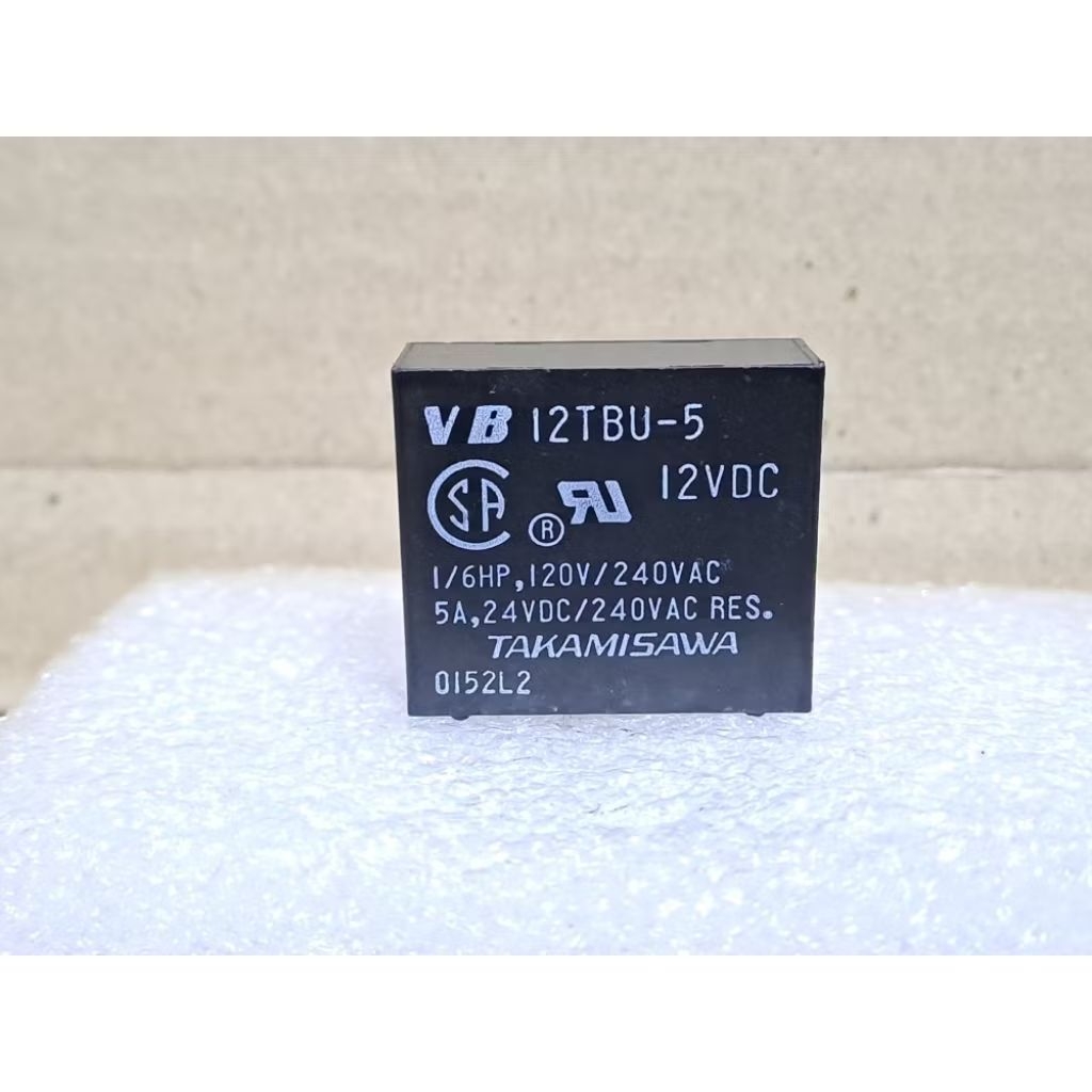 Relay 12 Volt DC /8 Pin / 5A ~ 240 Vac Original TAKAMISAWA Japan ...