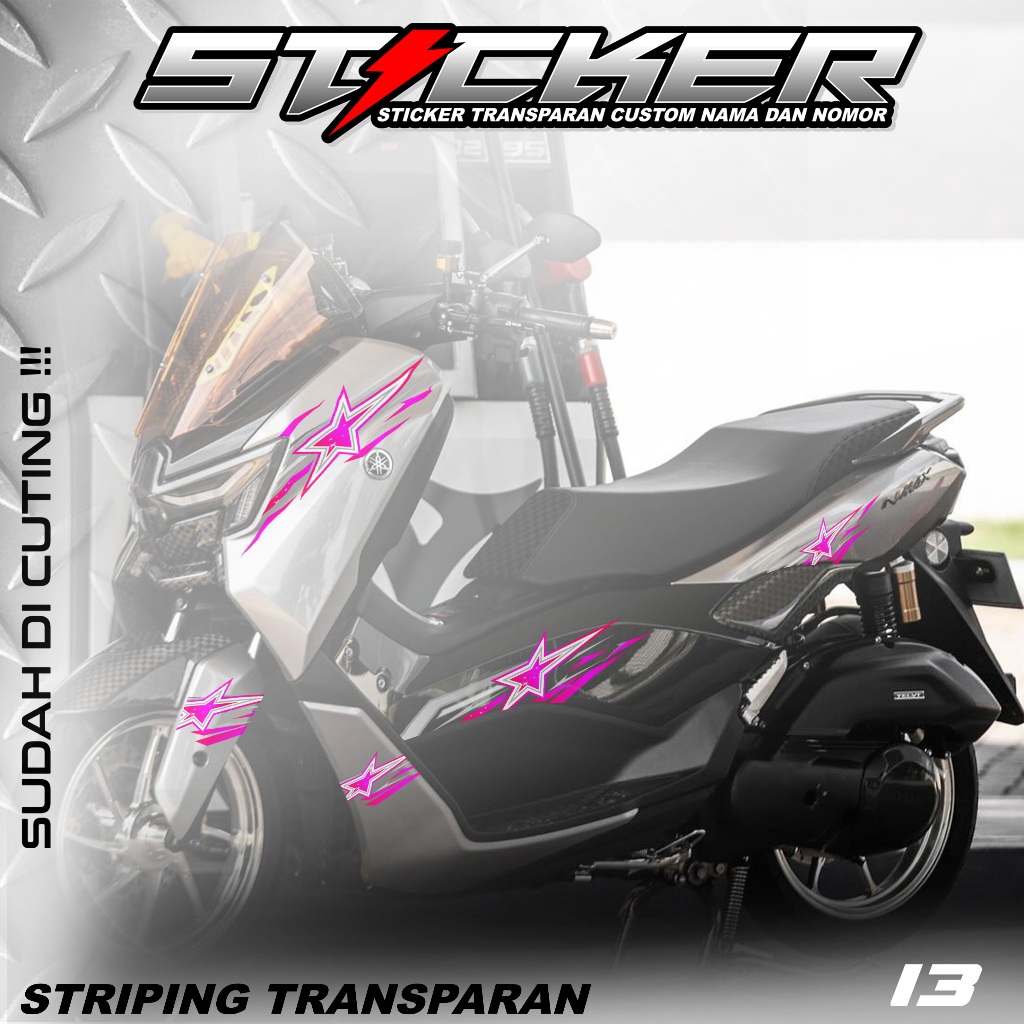 775 TRANSPARENT STRIPING NMAX TURBO/NEO - TRANSPARENT STRIPING NMAX ...