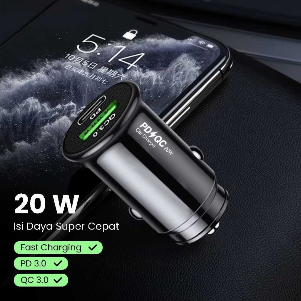 Fast Charging HP Charger Type C PD Motorcycle NMAX Aerox Fazzio Lexi ...