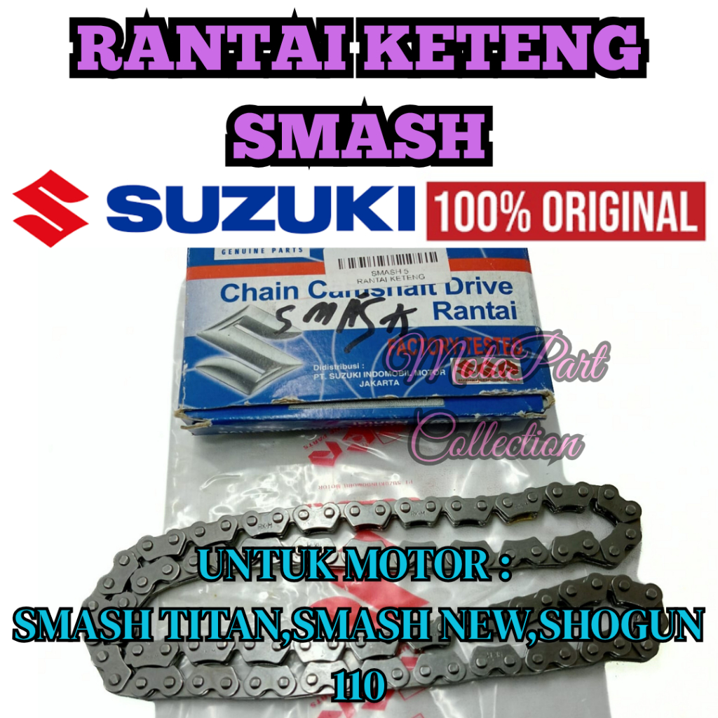 ORIGINAL KETENG CHAIN CODE-SMASH SUZUKI SMASH TITAN/SMASH NEW/SHOGUN ...