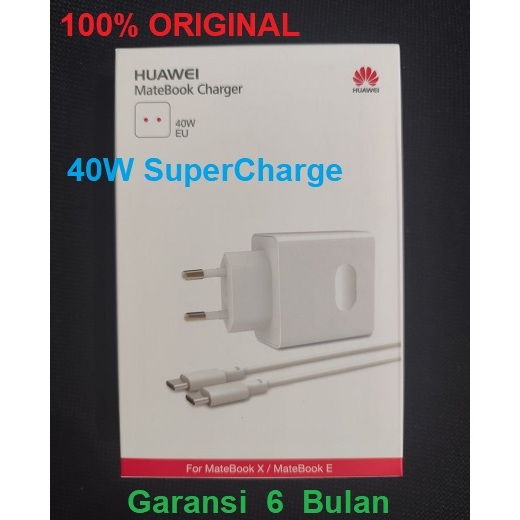 HUAWEI Charger SuperCharger 40W + USB-C to C 1.8M Cable Original | Shopee Philippines